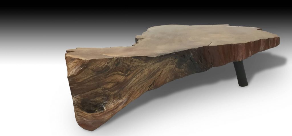 Cliff Coffee Table Singapore | Live Edge Mahogany Coffee Table Singapore
