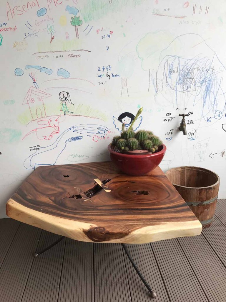 Wooden Side Tables | Handcrafted Suar Wood Side Tables in Singapore