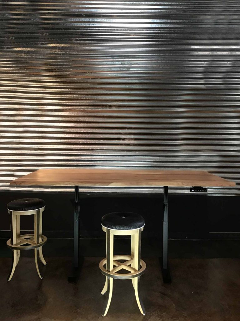 Solid Wood Work Desk Singapore | Corporate Live Edge Table Singapore